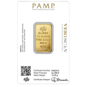1/2 Ounce Gold PAMP - Rosa Bullion - Buy Bullion, Buy Gold