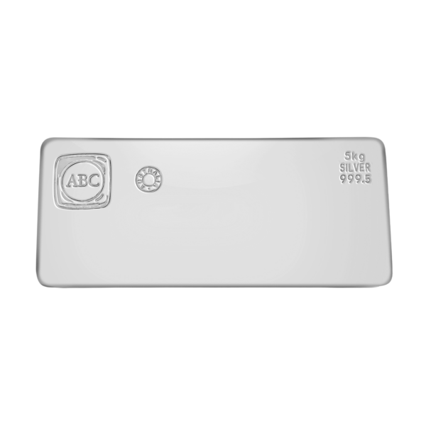 5kg ABC Bullion Cast Bar Silver - Rosa Bullion - Buy Bullion, Buy Gold
