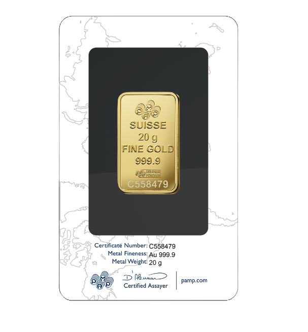 20g Gold PAMP - Rosa Bullion - Buy Bullion, Buy Gold