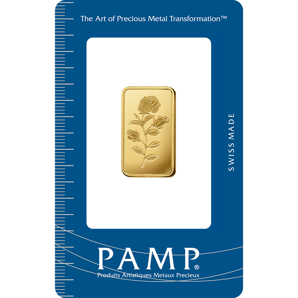 10g Rose Swiss PAMP Gold - Rosa Bullion - Buy Bullion, Buy Gold