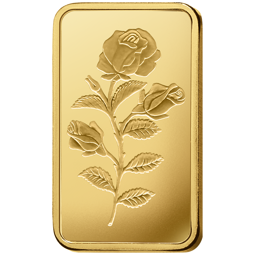 10g Rose Swiss PAMP Gold - Rosa Bullion - Buy Bullion, Buy Gold
